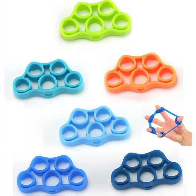 Hand Grip Strengthener, Finger exerciser, Hand Resistance Bands， Grip ...