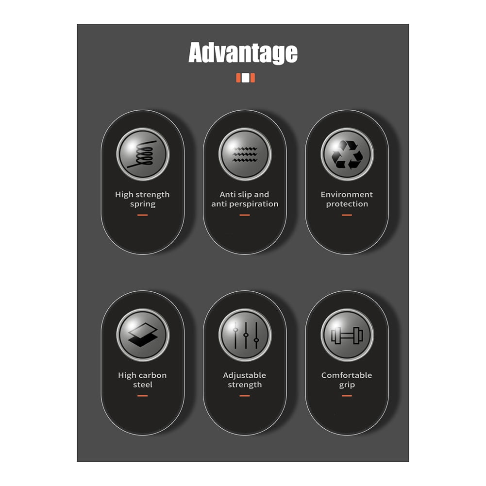 Hand Grip Strengthener Spring Grip 10-100KG Adjustable Countable Grip ...