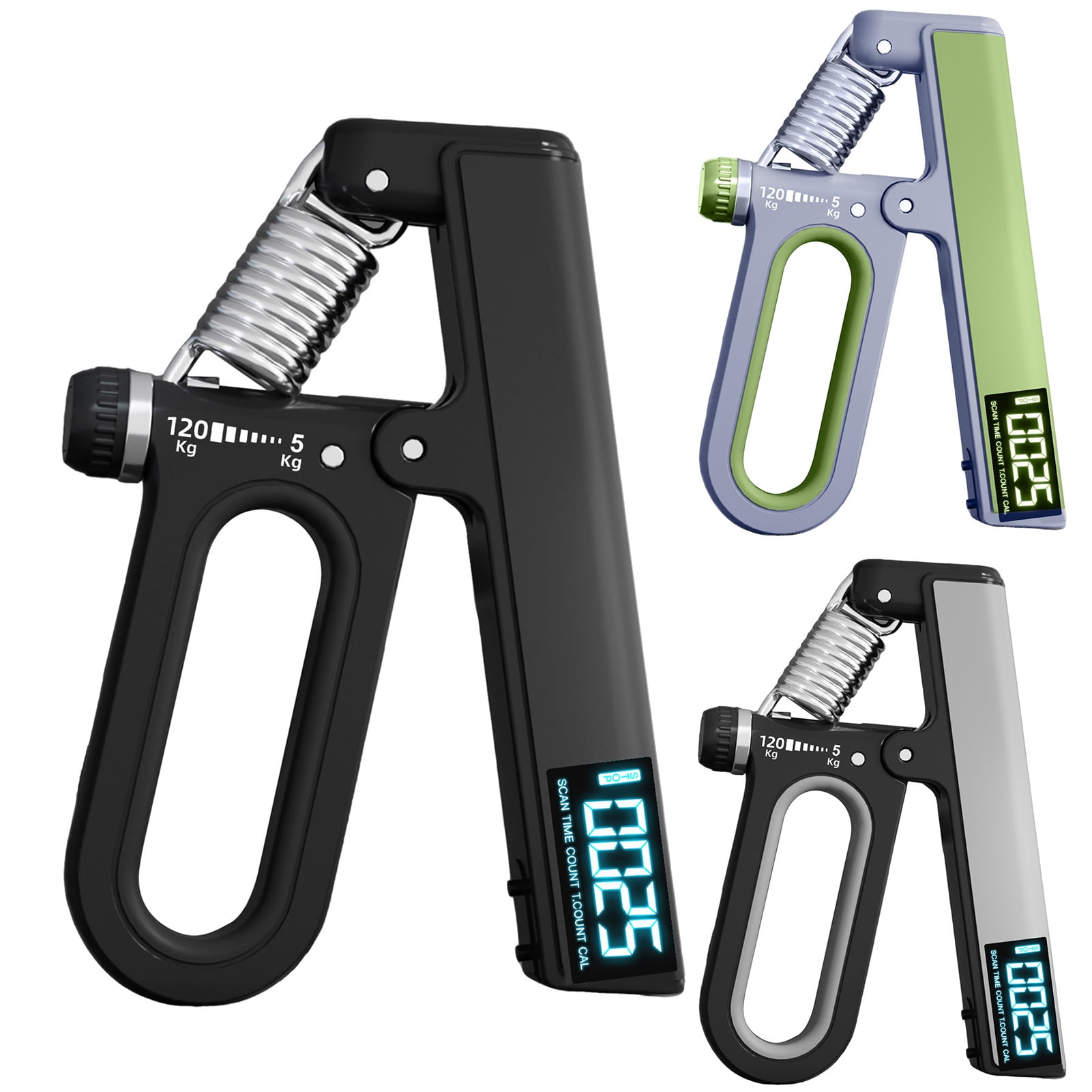 Hand Grip Strengthener Workout 10-120 Adjustable Resistance Hand ...