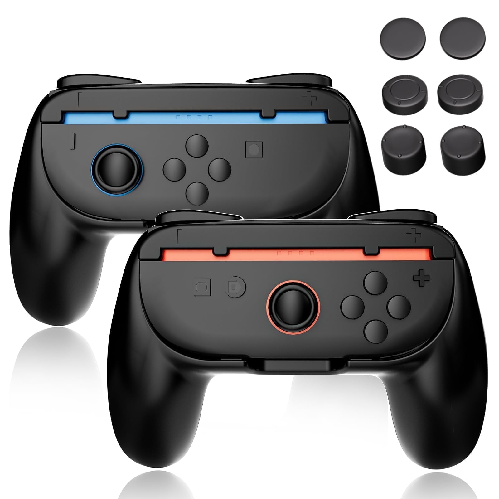 Hand Grips for Nintendo Switch 2,Left+Right Controller Bracket Stand ...