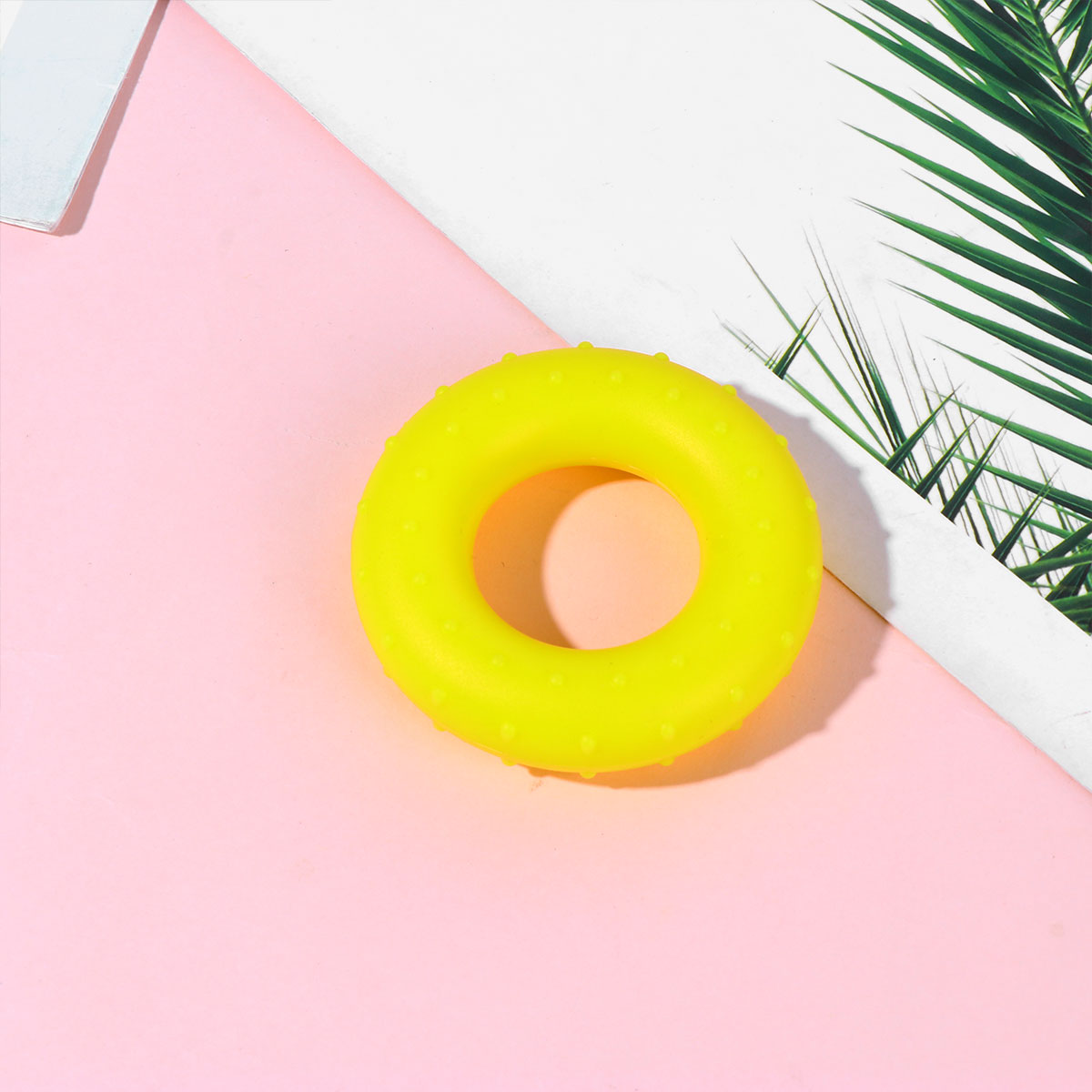 UPOUART Hand Muscle Trainer Hand Grips Squeeze Ring Solid Silicone ...