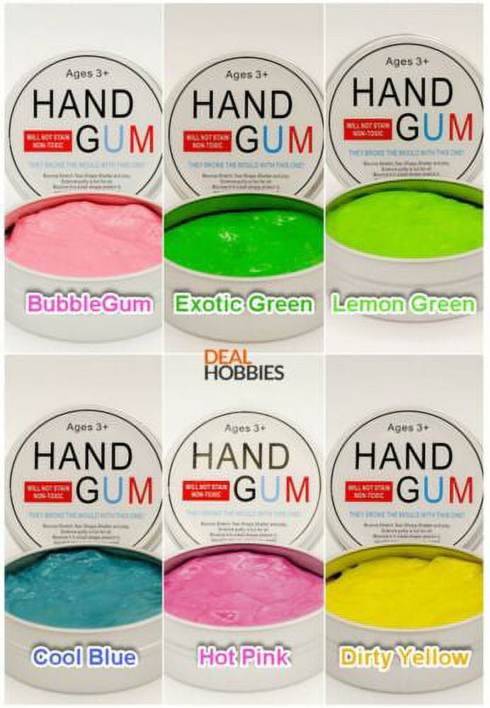 Hand Gum Putty Bounce Stretch Tear Shape Shatter Play (Non-Toxic/Will ...