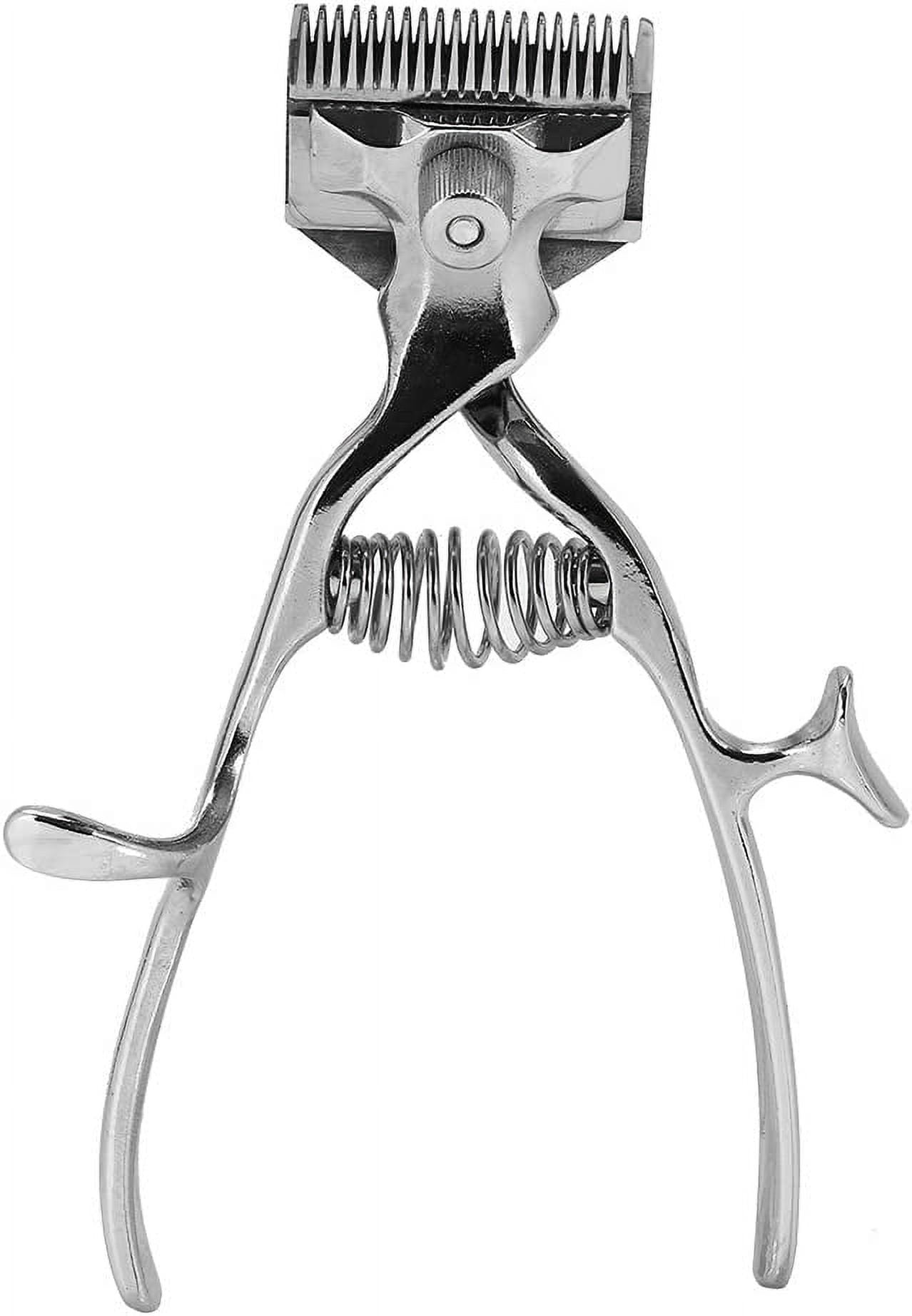 Hand Hair Clipper, Stainless Steel Manual Hair Clipper Old Fashion Low Noise Hair Trimmer ...