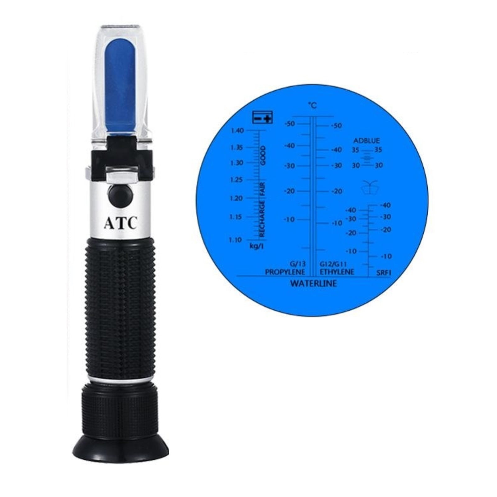 Hand Held 4 in 1 Car Refractometer Optical AdBlue Urea / Battery ...