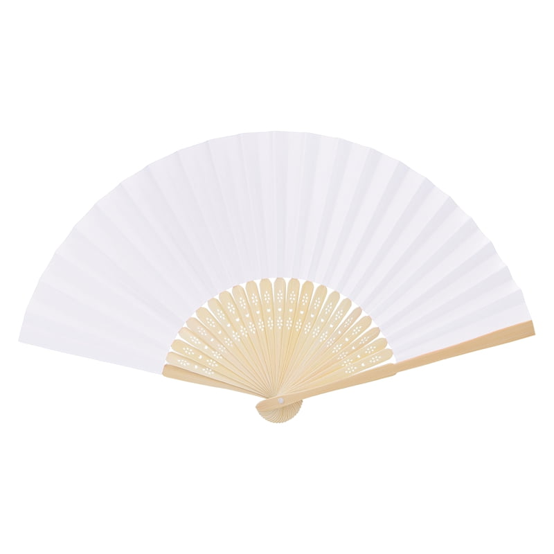 Hand Held Fans Silk Bamboo Folding Fans Handheld Folded Fan for Church ...