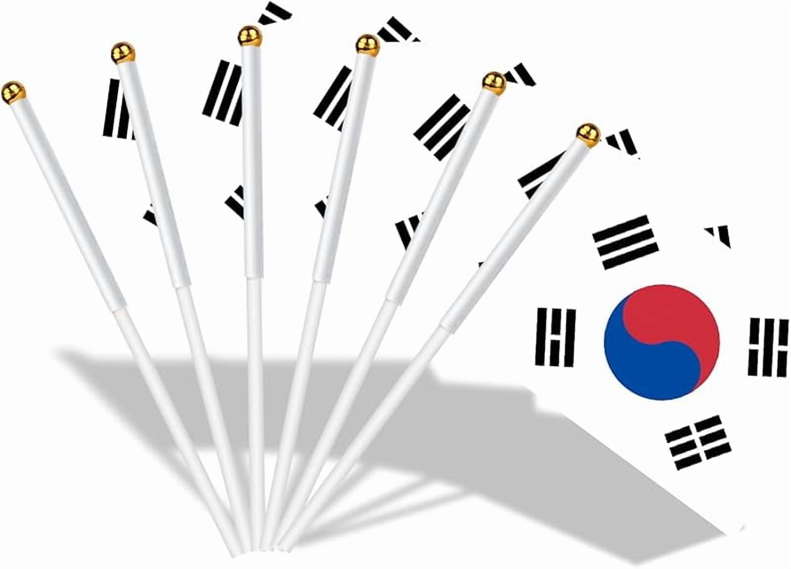 Hand Held Flag for 26th January Decorations, 5.5 × 8.2 Inch Stick Flag ...