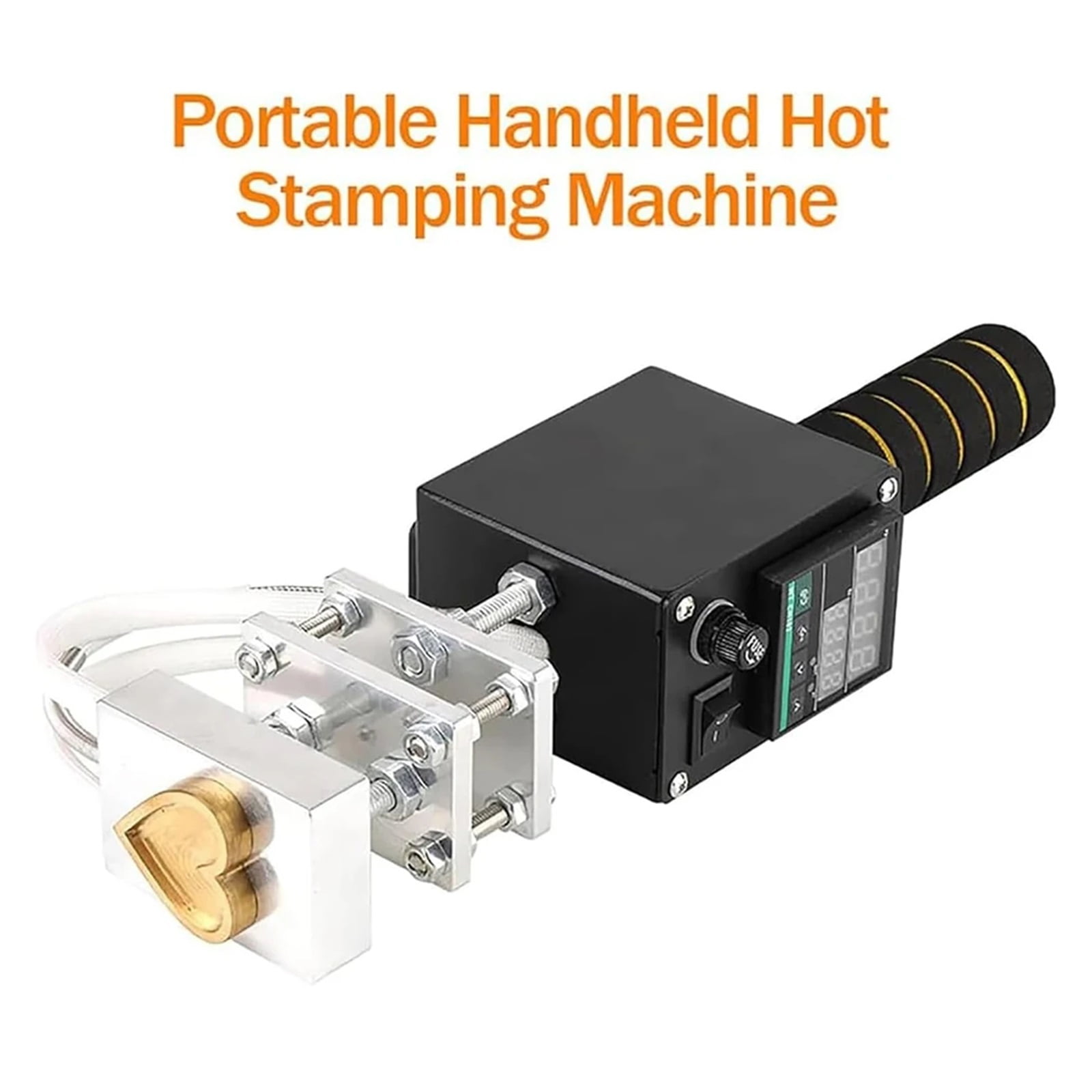 Hand-Held Leather Hot Foil Stamping Machine Copper Mould Stamp Wooden ...