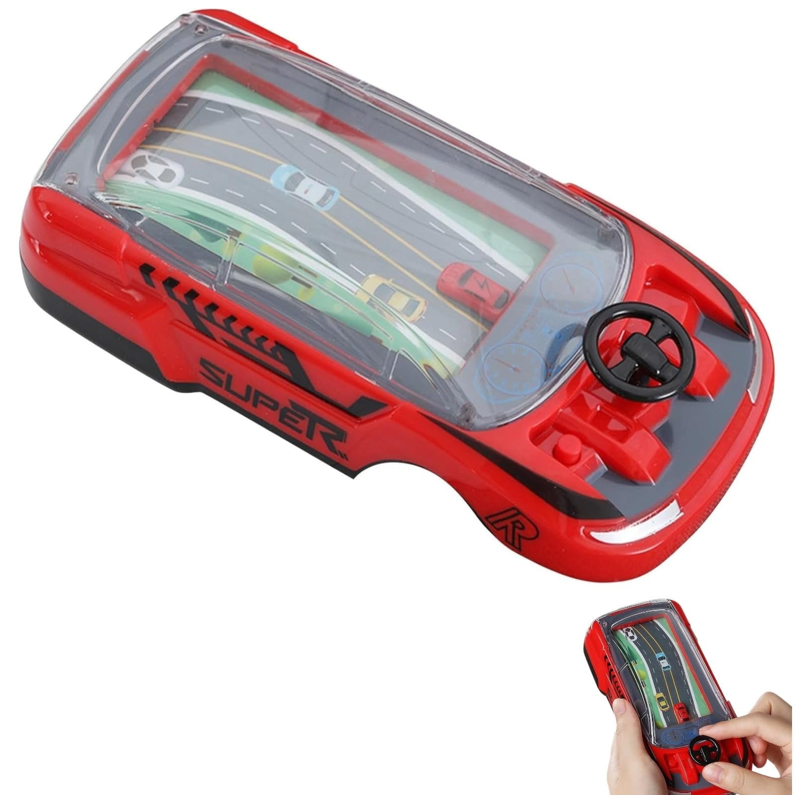 Hand Held Race Car Game, Portable Handheld Racing Car Game, Dual Player ...