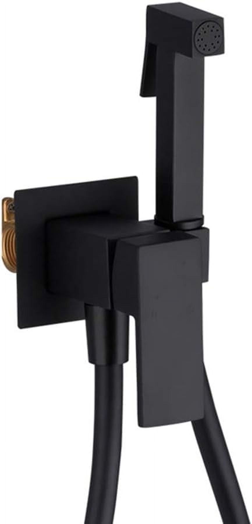 Hand Held ToiletSprayer, Contemporary Square Concealed Wall Mounted ...