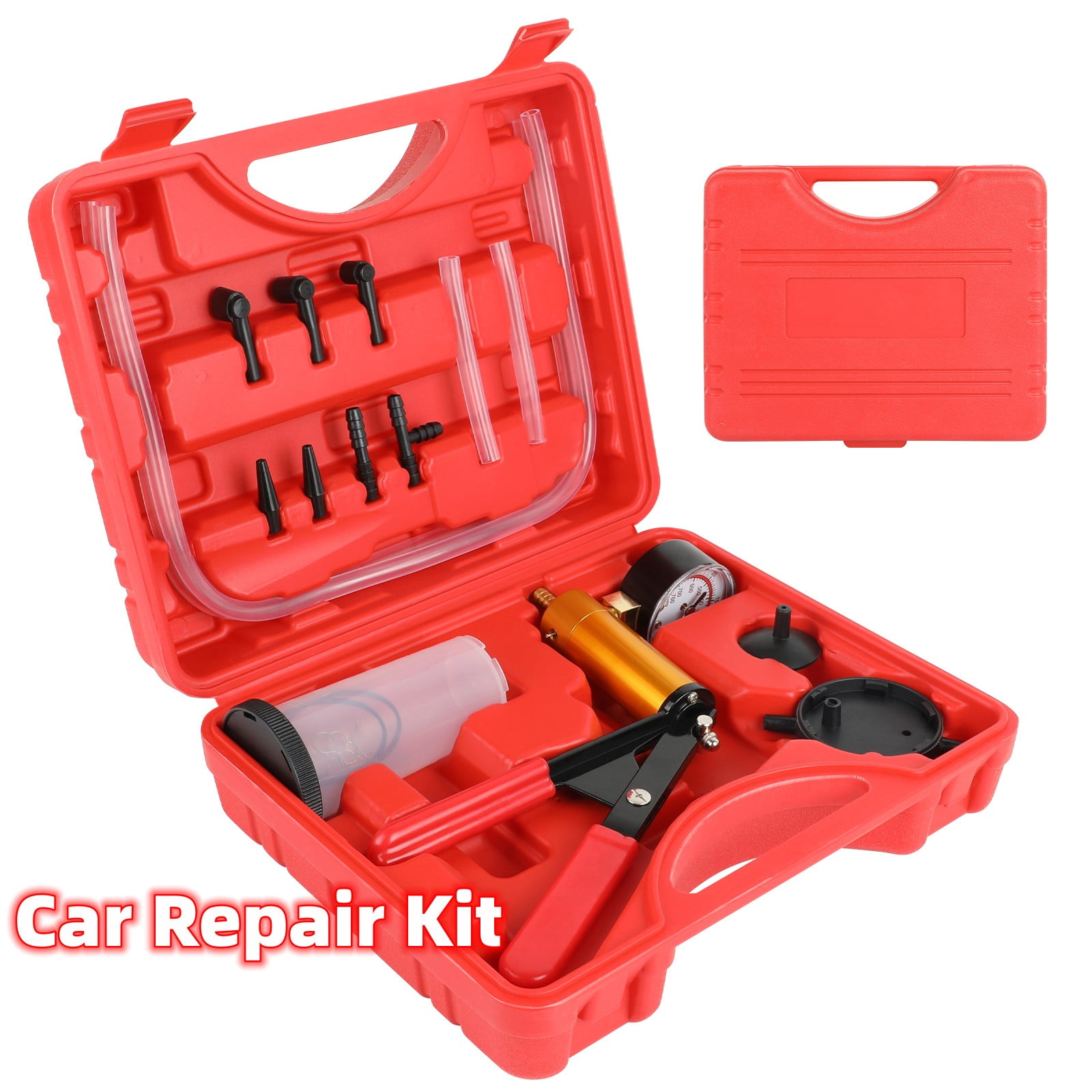 Hand Held Vacuum Pump Brake Bleeder Kit with Hand Vacuum Pump and ...