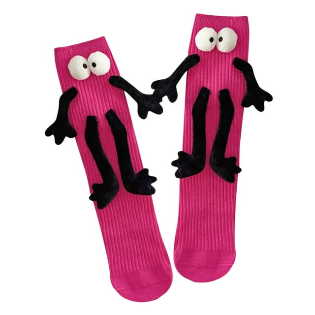 Hand Holding Socks Socks That Hold Hands Cute 3d Doll Couple Socks Couple Holding Hands Socks