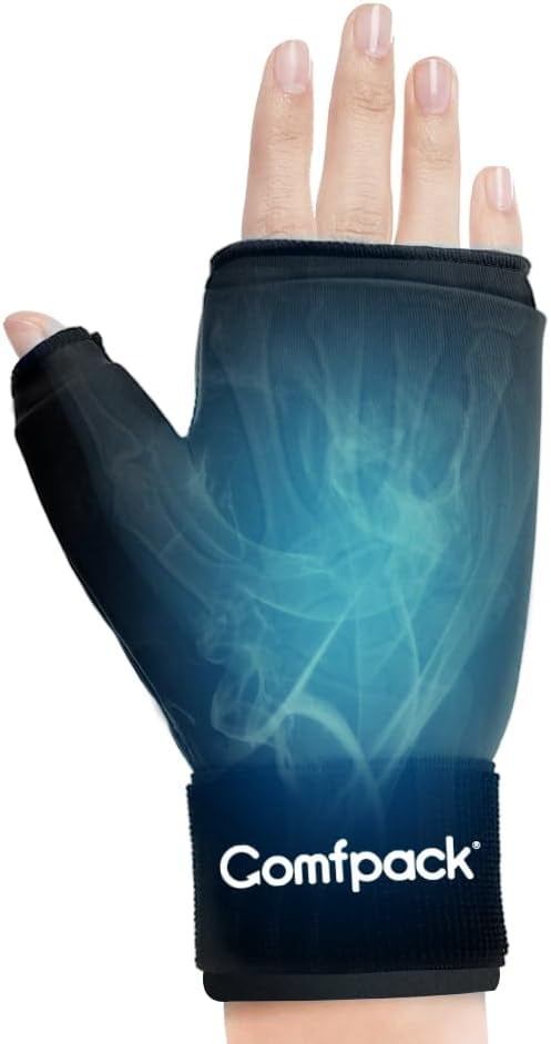 Hand Ice Pack Glove for Arthritis, Thumb Ice Pack Wrist Ice Pack Wrap for Carpal Tunnel ...
