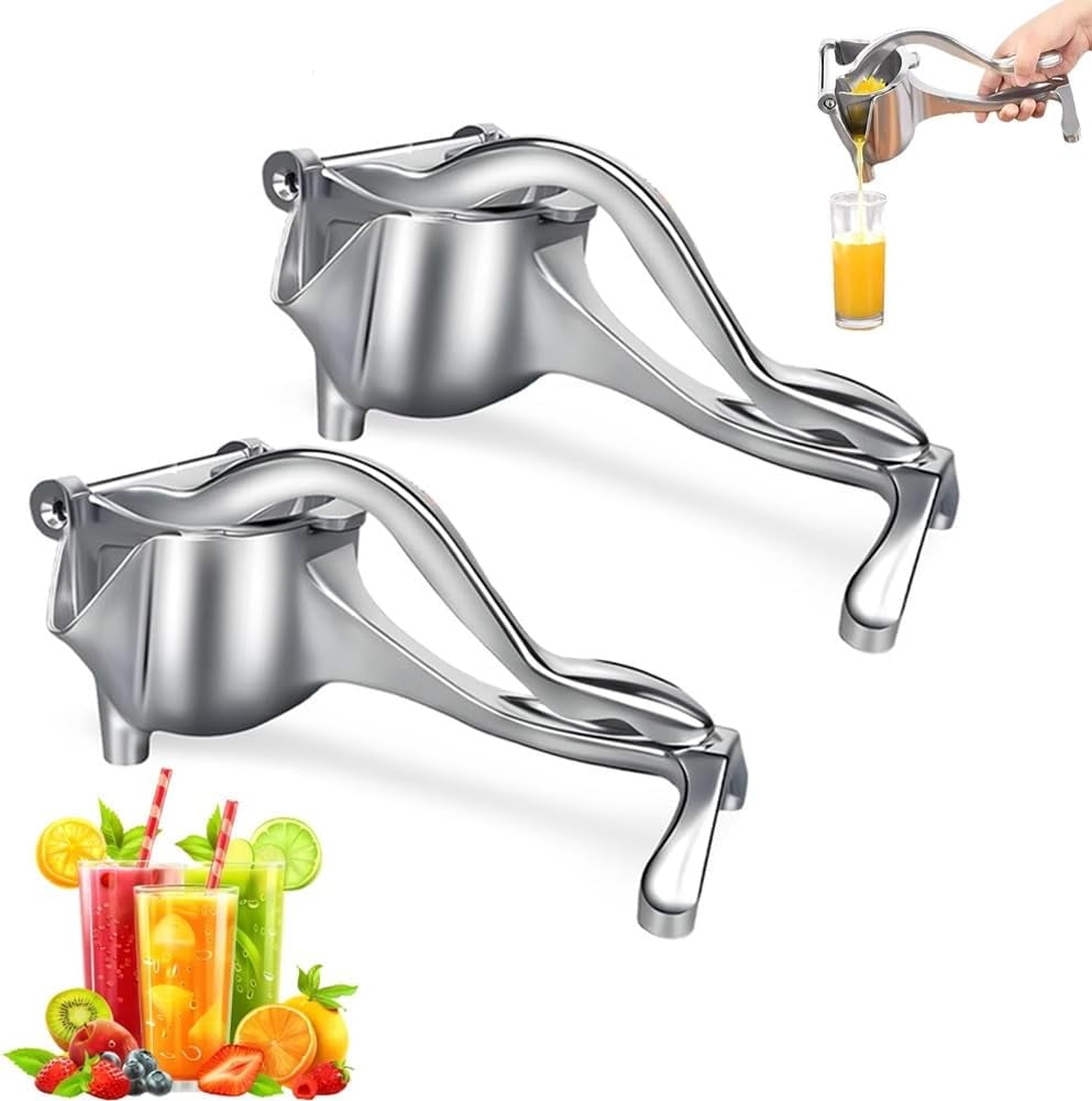 Hand Juicer Squeezer- Aluminum Manual Press Juicer, Hand Juicers ...