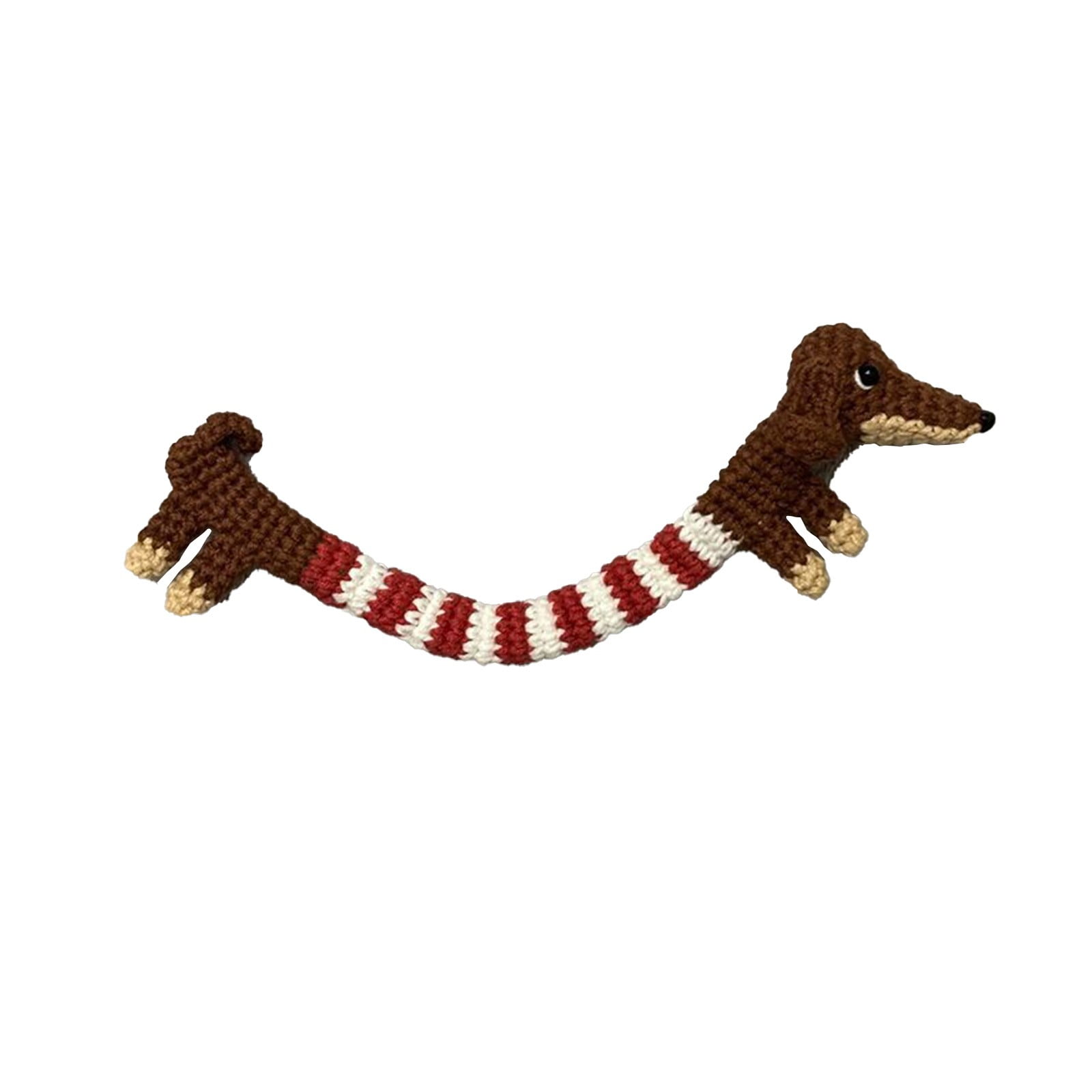 Hand-Knitted DIY Wool Puppy Doll - Mini Posable Dog Plushie Craft Kit ...