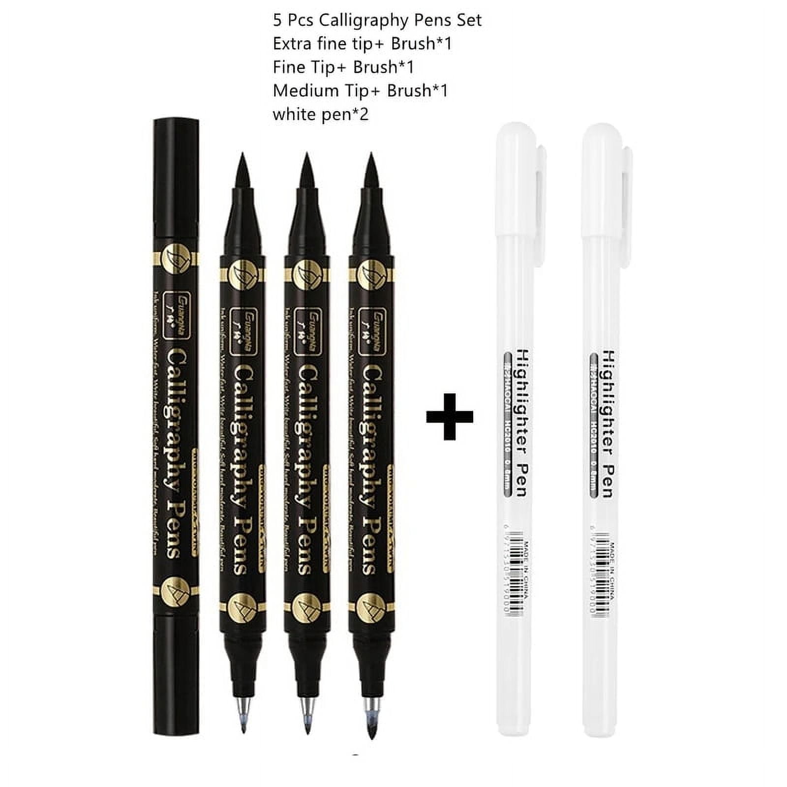 Hand Lettering Pens, Calligraphy Brush Pen, Pigment Liner Micron Pen ...