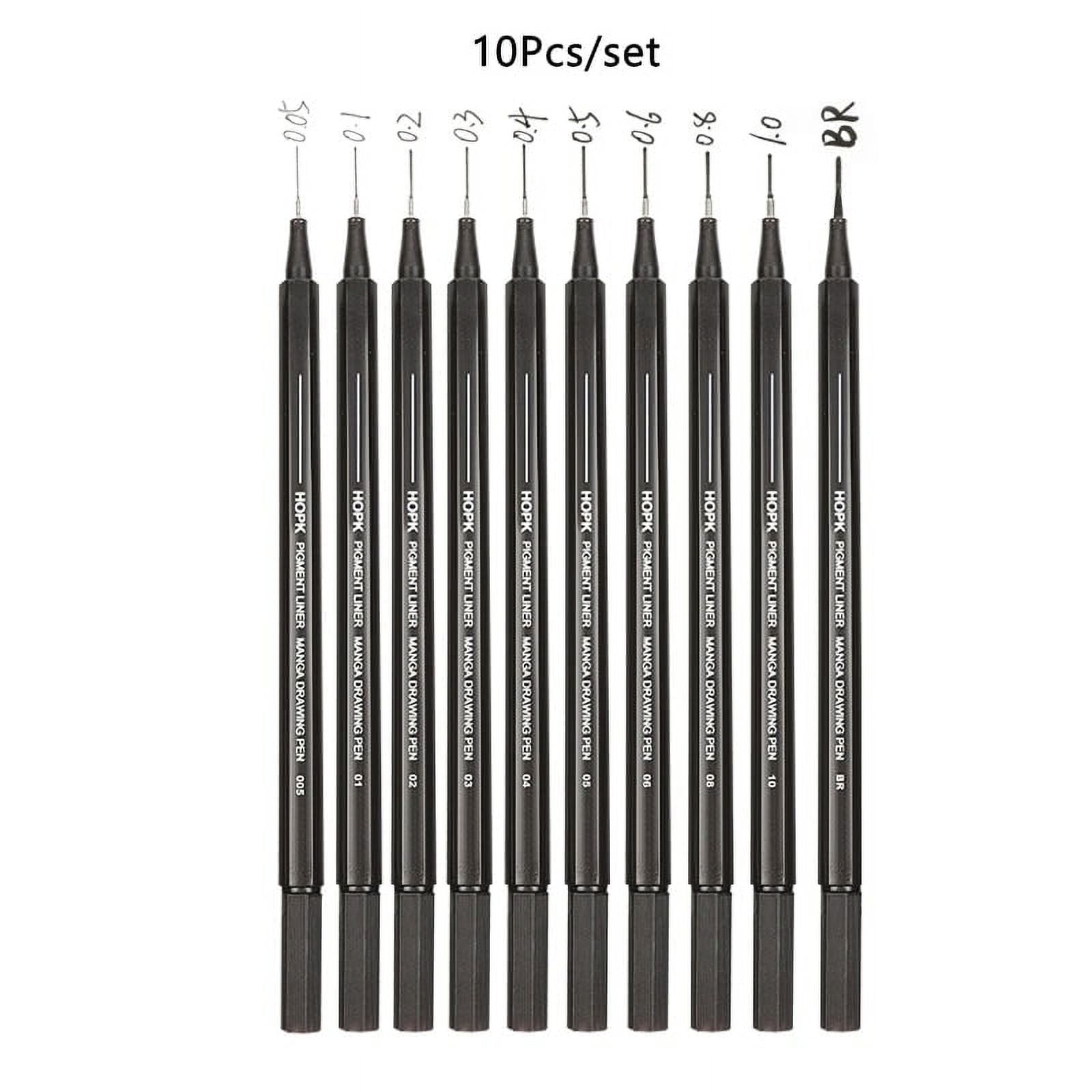 Hand Lettering Pens, Calligraphy Brush Pen, Pigment Liner Micron Pen ...