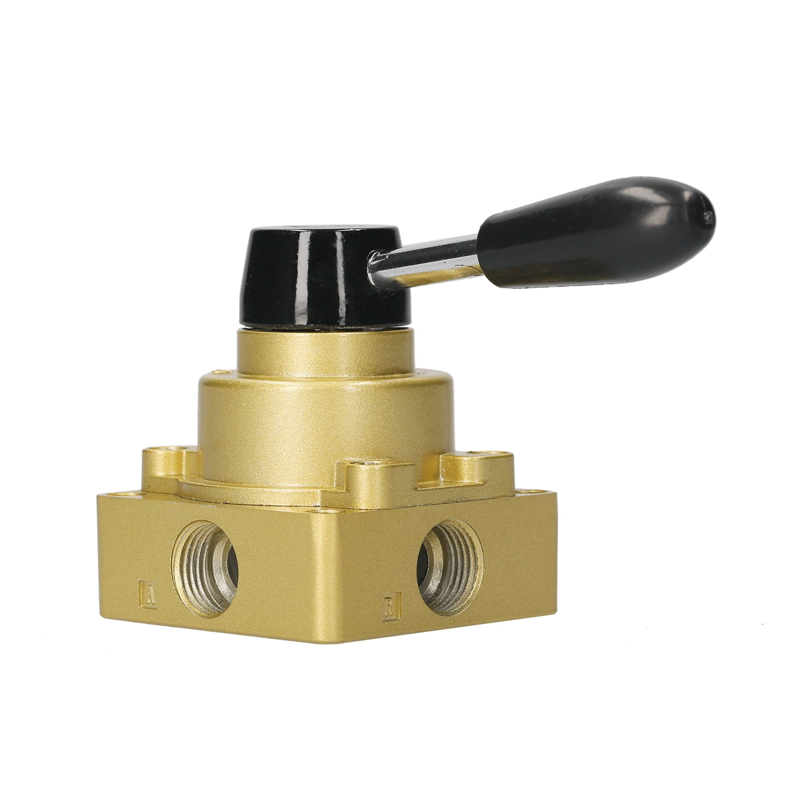 Hand Lever Valve,4 Way 3 Valve 4 Way Hand Valve Pneumatic Rotary Hand 1 ...