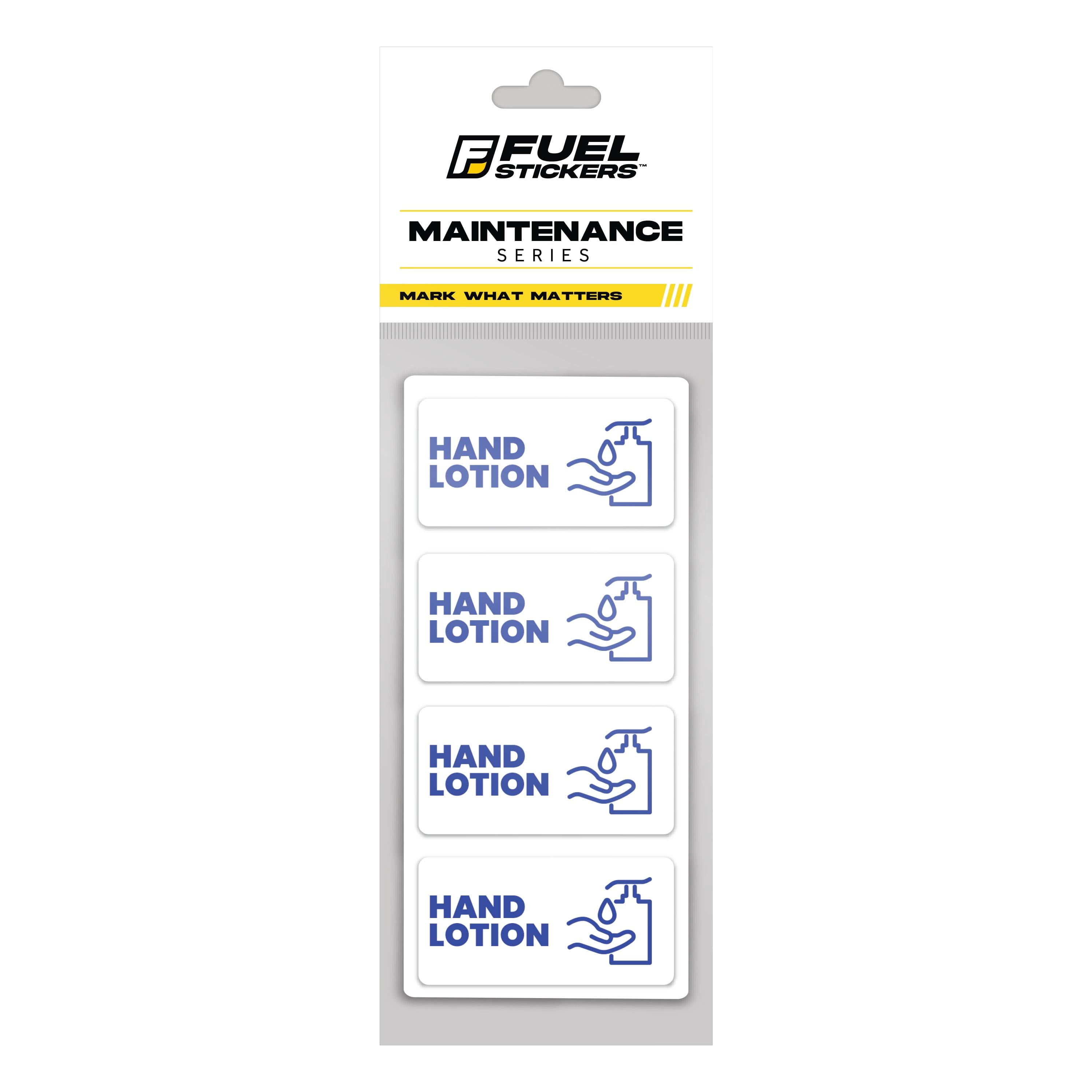 Hand Lotion Label for Commercial Dispensers | Size: 2x1 inch | 4 Pack ...