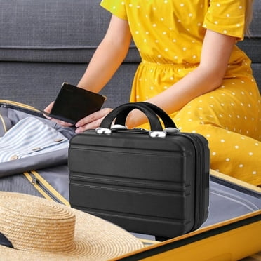 Walmart Hard Shell Cosmetic Travel Case for Makeup or Toiletries, White ...