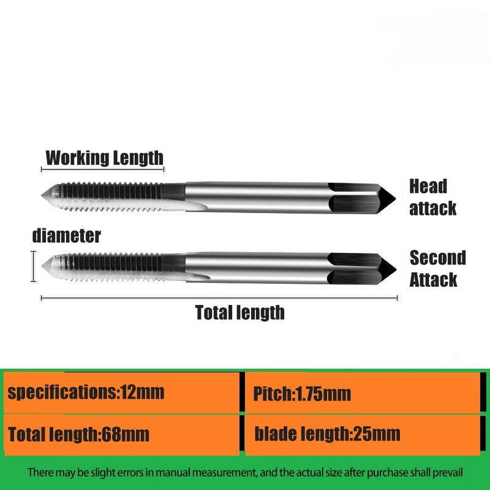 Hand/Machine Taps Hss Metric Bottoming for M3 M5 M6 M8 M10 Steel ...