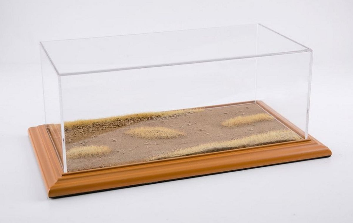 Hand Made Acrylic Display Case (Desert Road Diorama) Case [1:18 scale ...