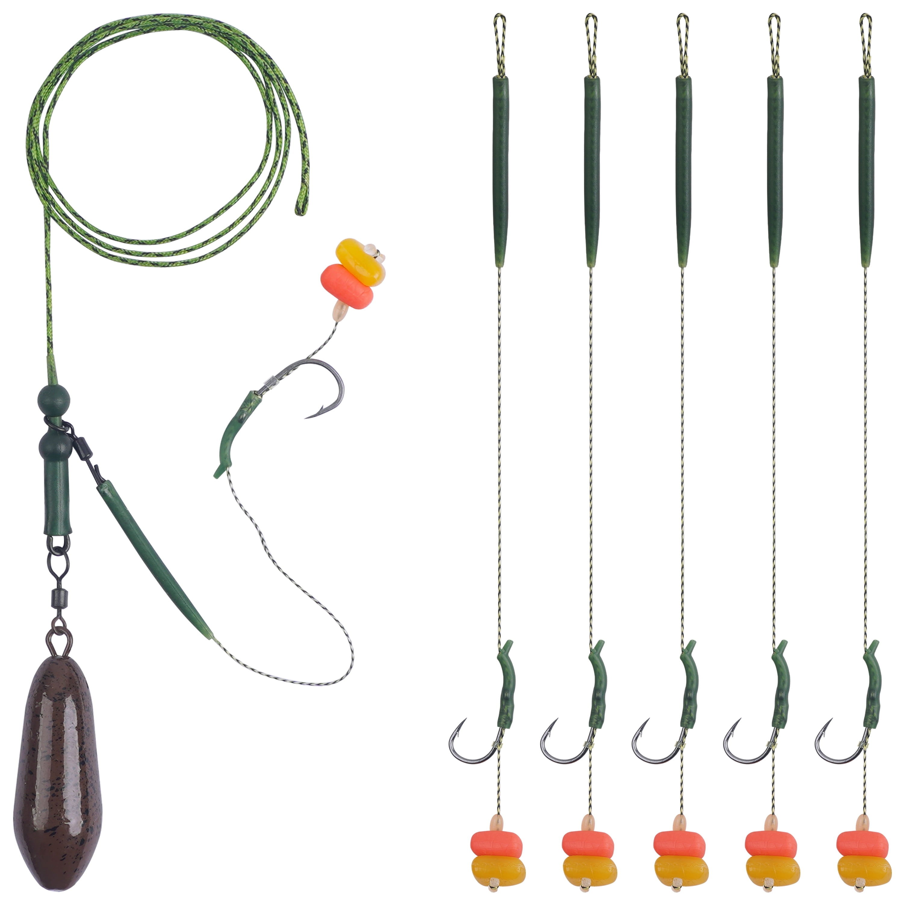 Hand Made Carp Fishing Rigs Terminal Hair Rig Chod Helicopter Rig ...