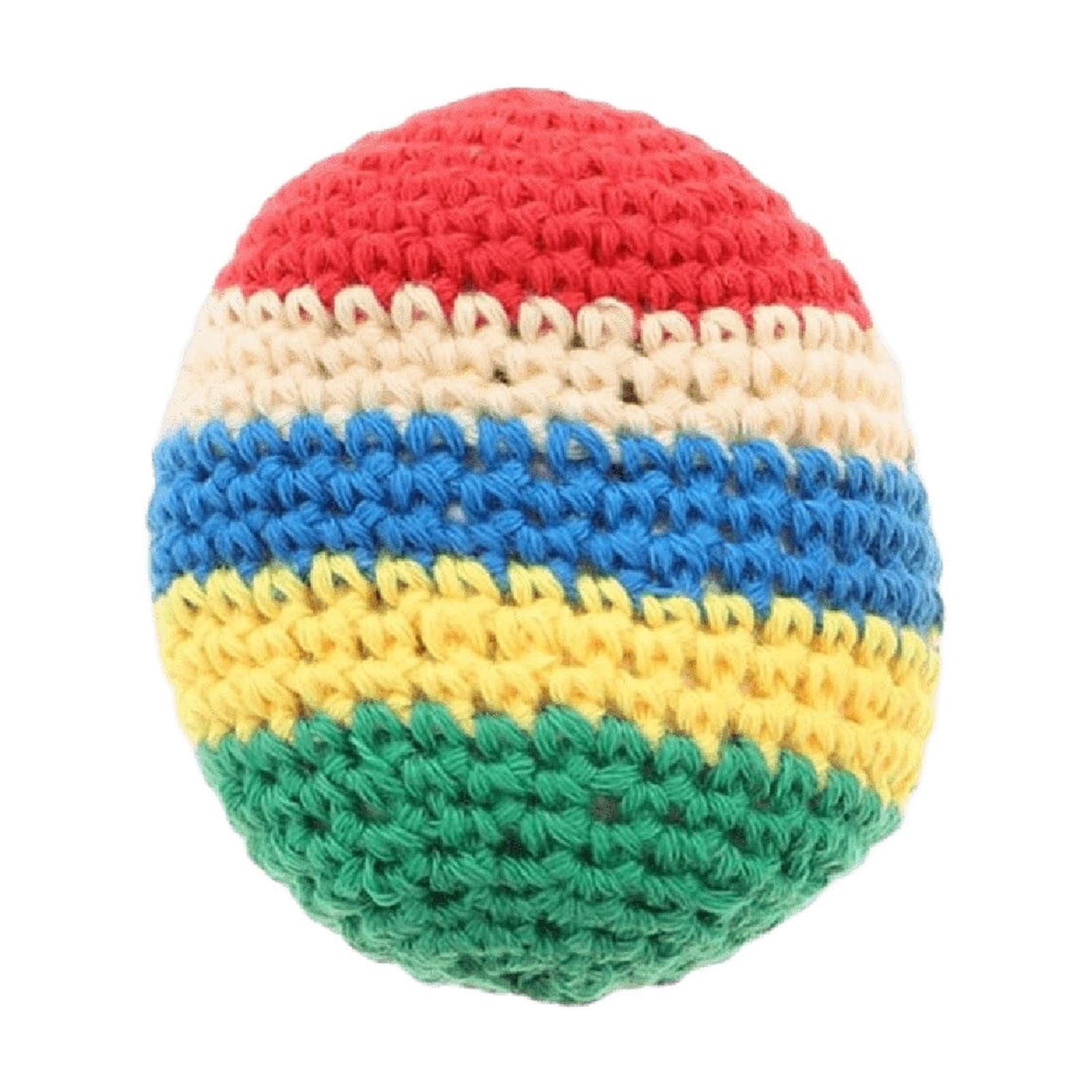 Hand-Made Knitted Footbag, 2026 Assorted Foot Bag Crochet Hacky Ball ...