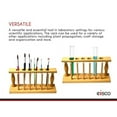 Hand Made Test Tube Spice Rack, Wooden Rack with 12 Borosilicate Glass ...