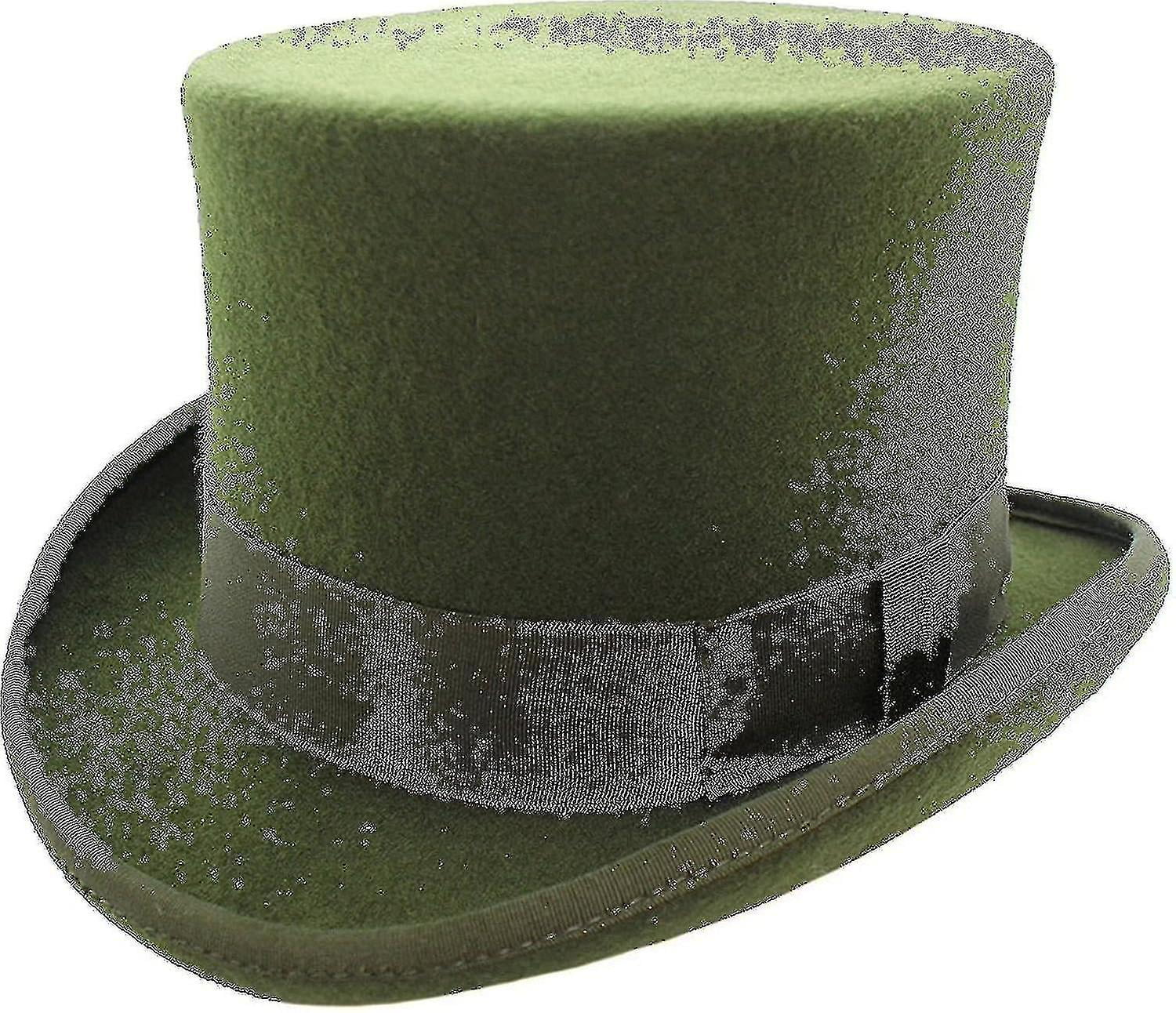 Hand Made Wool Top Hat Satin Lined Small To Xxl Y1 Kb[HSFff] - Walmart.com