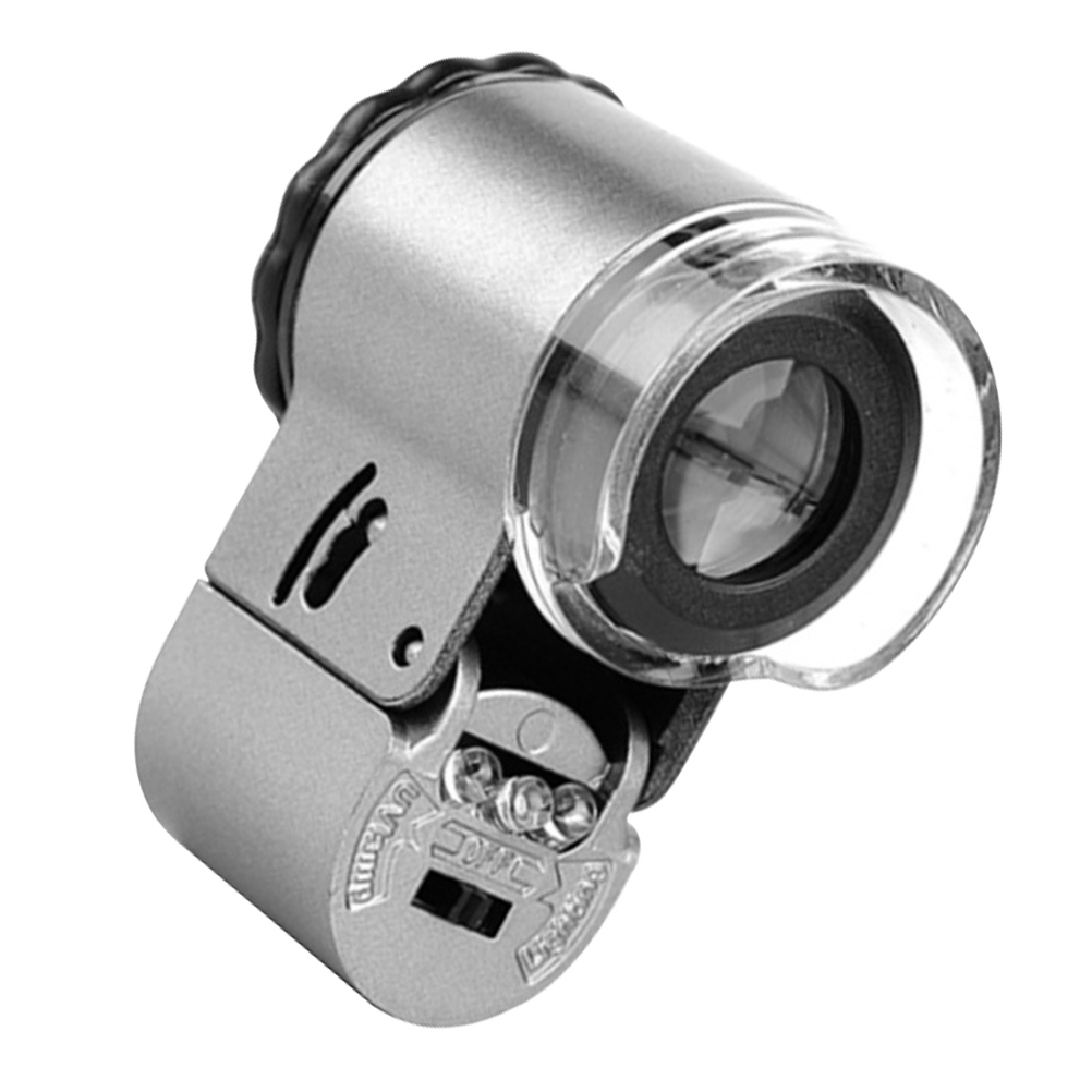 Hand Microscope Hydroponics Magnifier Mini Microscope Child 5X3.6X2.3CM ...