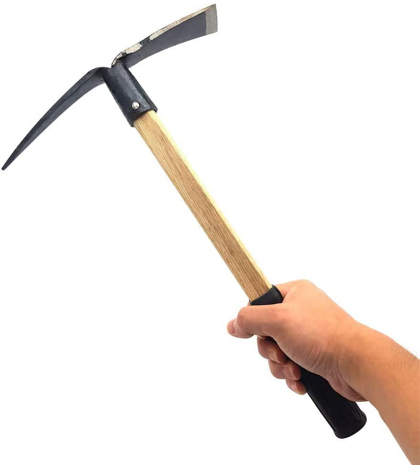 Hand Mini Garden Hoes Dual Headed Weeding Tool - Carbon Steel Hoe/Tine ...