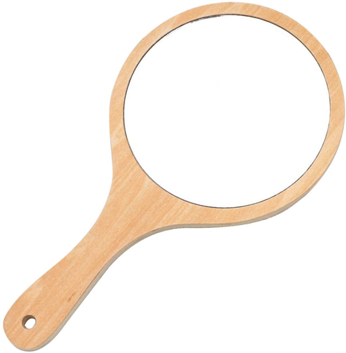 Hand Mirror, Retro Round Handheld Mirror Multi-Purpose Mirror Barber ...