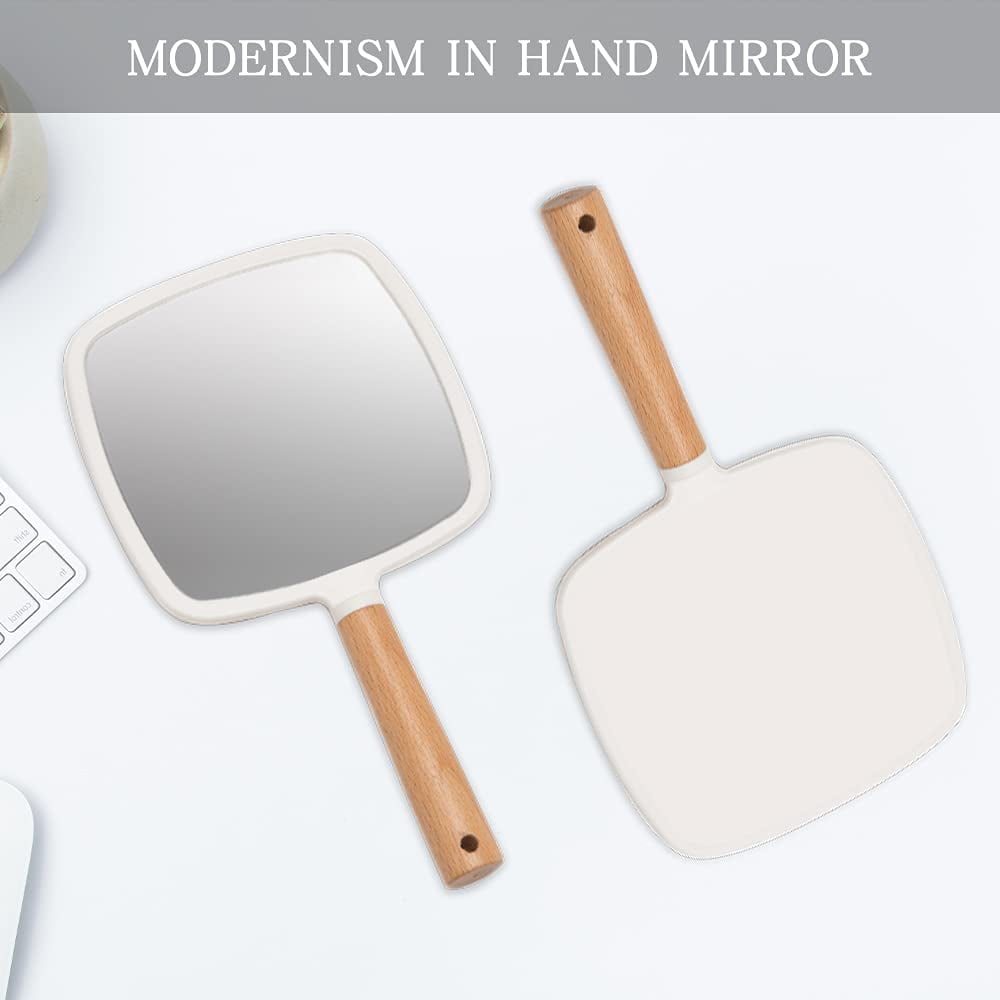 Hand Mirror Salon Barber Hairdressing Handheld Mirror With Handle ...