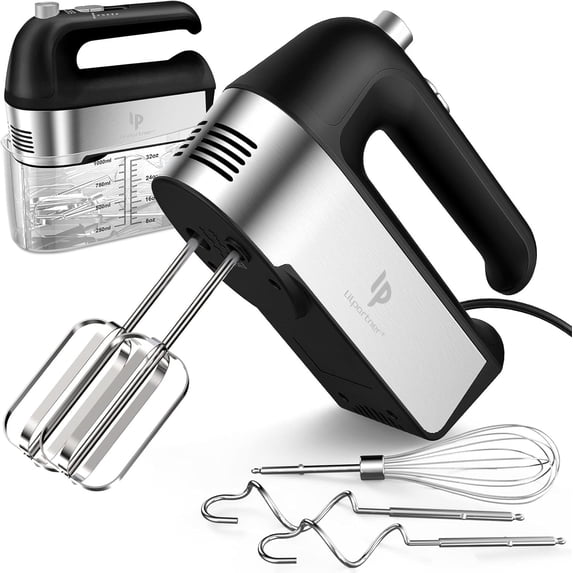 Hand Mixer , 450W Kitchen Mixers with Scale Cup Storage Case, Turbo ...