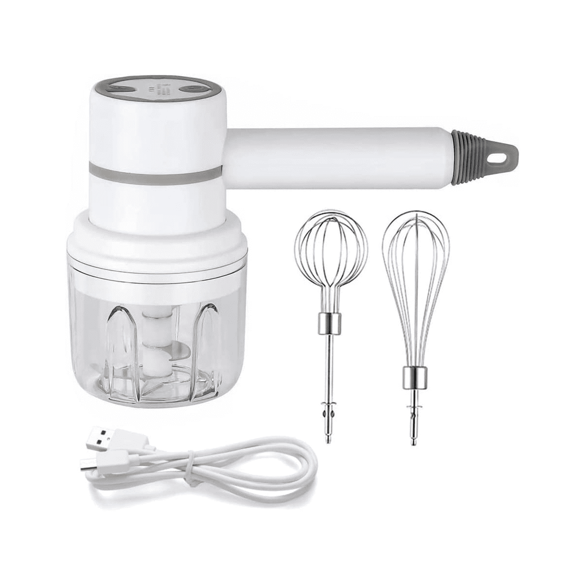 Hand Mixer Cordless Electric Blender Portable Multi- Food Beater for ...
