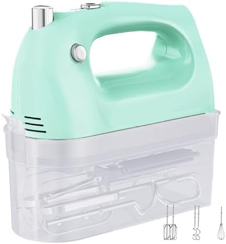Hand Mixer Electric 400W, 5 Speed handheld Mixer, 5 Stainless Steel ...