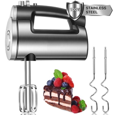 Digital Electric Hand Mixer, 5-Speed, 200W Portable Electric Handheld ...