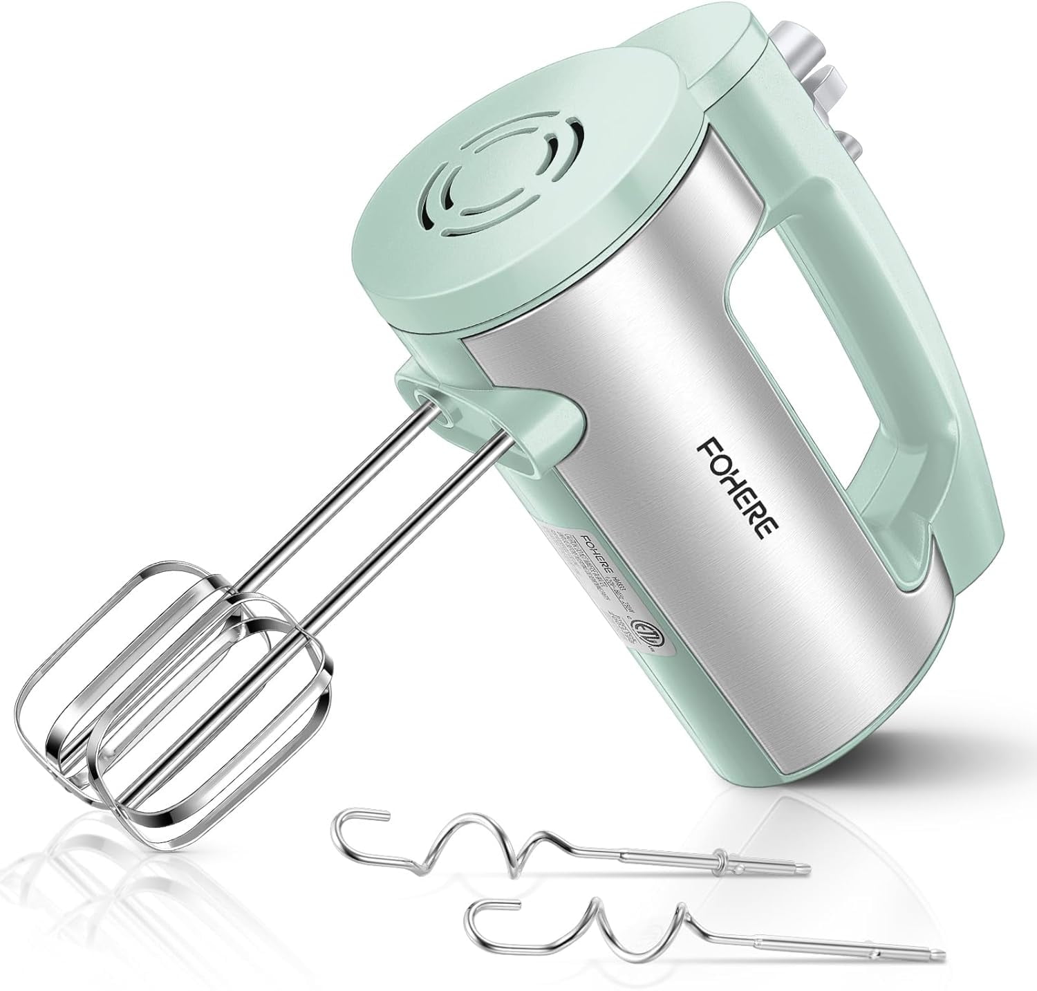 Hand Mixer Electric Handheld, 6 Speed & Turbo Mixer, 300W Handheld with ...