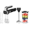 Hand Mixer Immersion Blender Electric Handheld, Portable Hand Blender ...