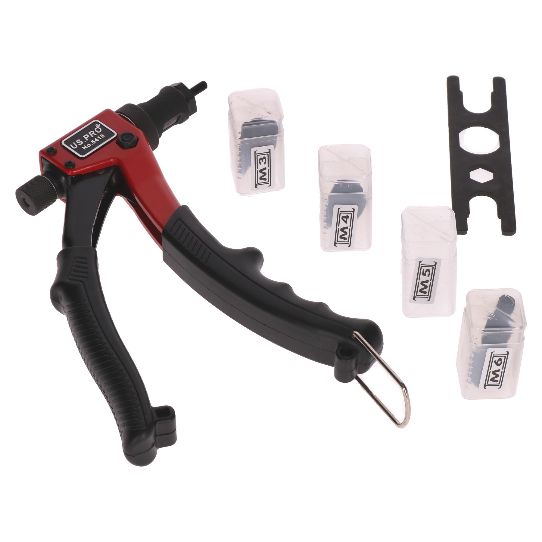 Hand Nut Sert Hand Nut Riveter Riveting Rivnut Tool Fastener M3 M4 M5 ...
