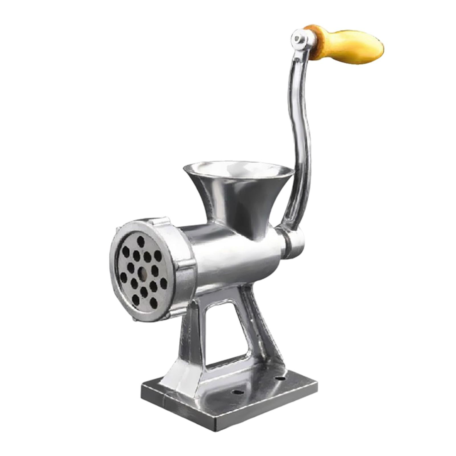 Hand Operated Crank Meat Grinder Mincer Cast Iron Pasta Maker Manual ...