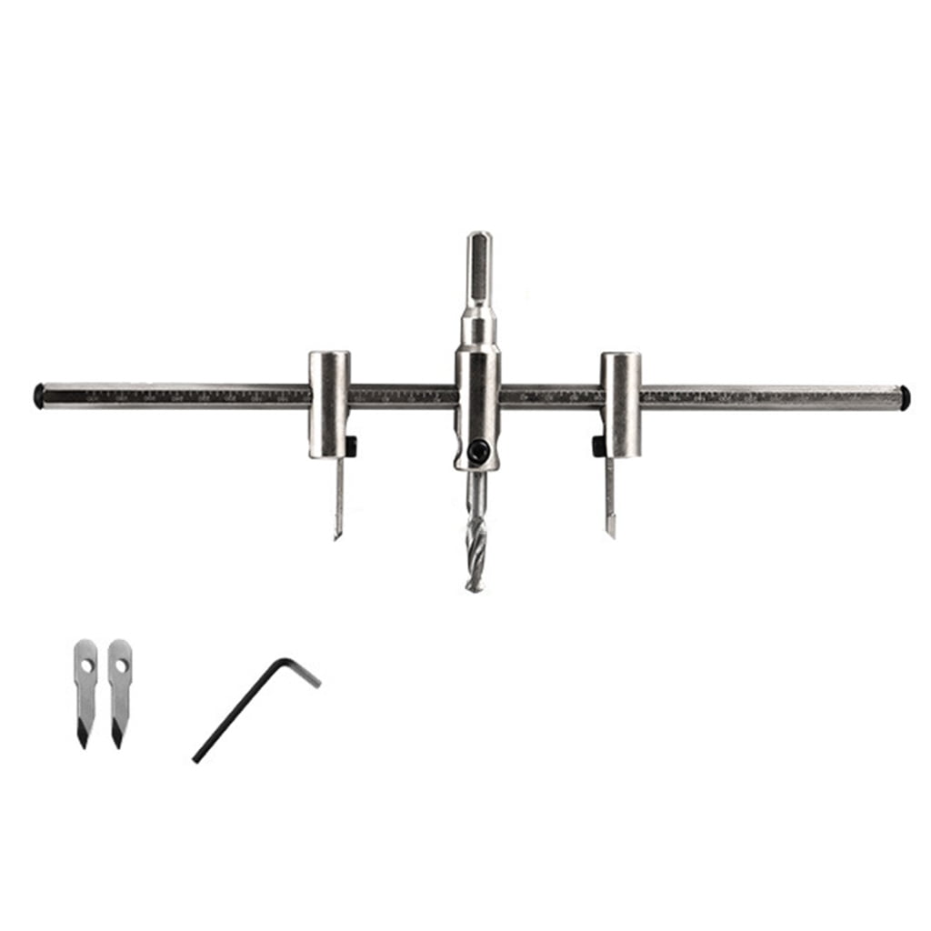 Hand Operated Hole Cutter Tool For Wood Plasterboard Adjustable 30 ...