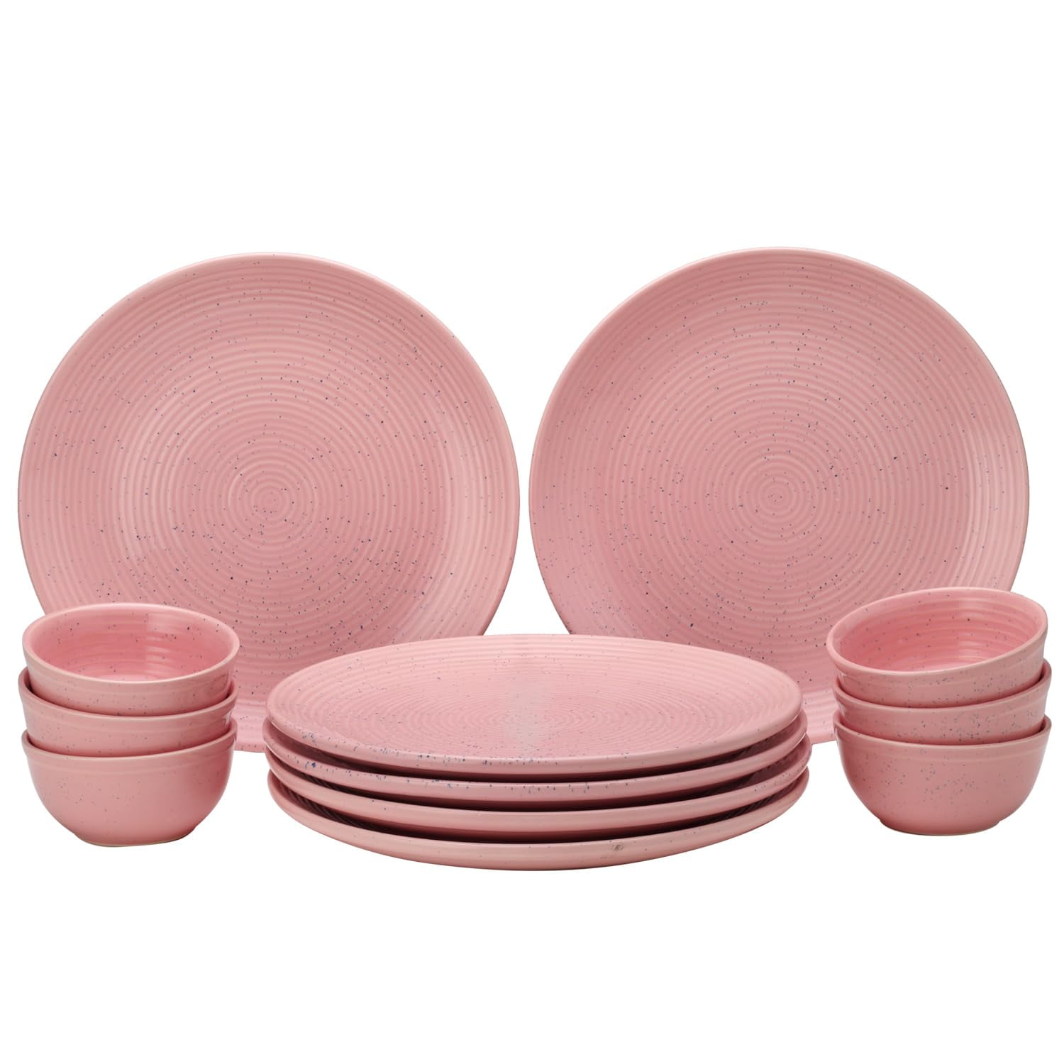 Hand Painted Ceramic Dinner Set Of 12 Pieces Dinnerware Set, Pastel ...