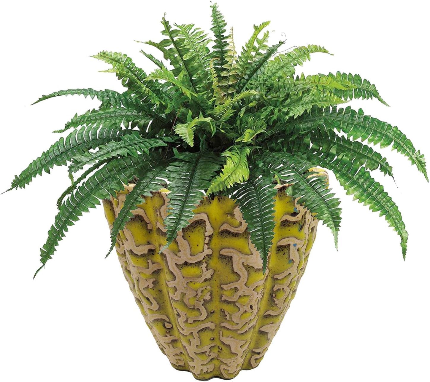 Hand-Painted Ceramic Planter Pot – Glazed Flower Pot for Indoor ...