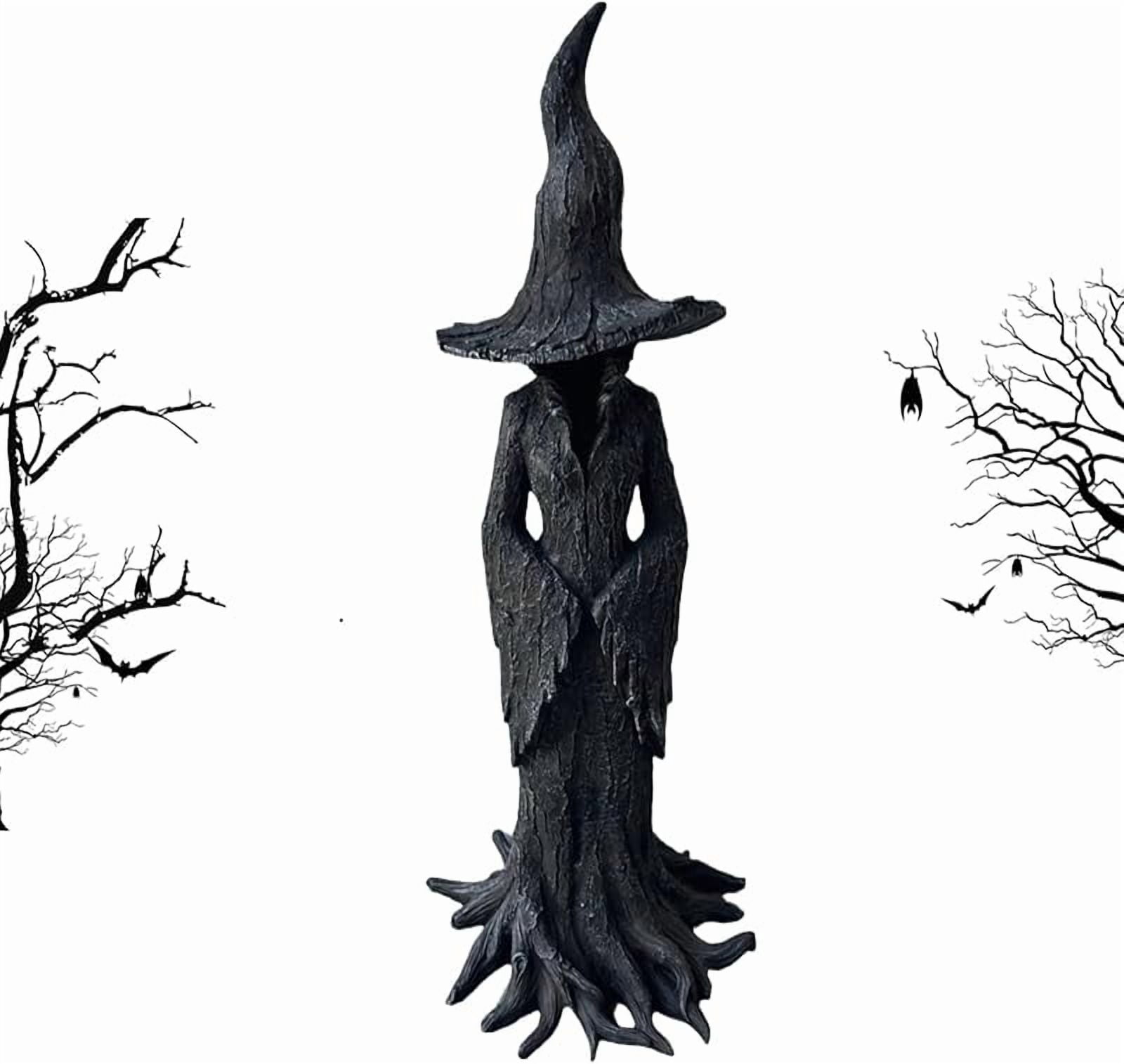 Hand-Painted Enchanting Witch Statue: The Guardian of Your Home ...