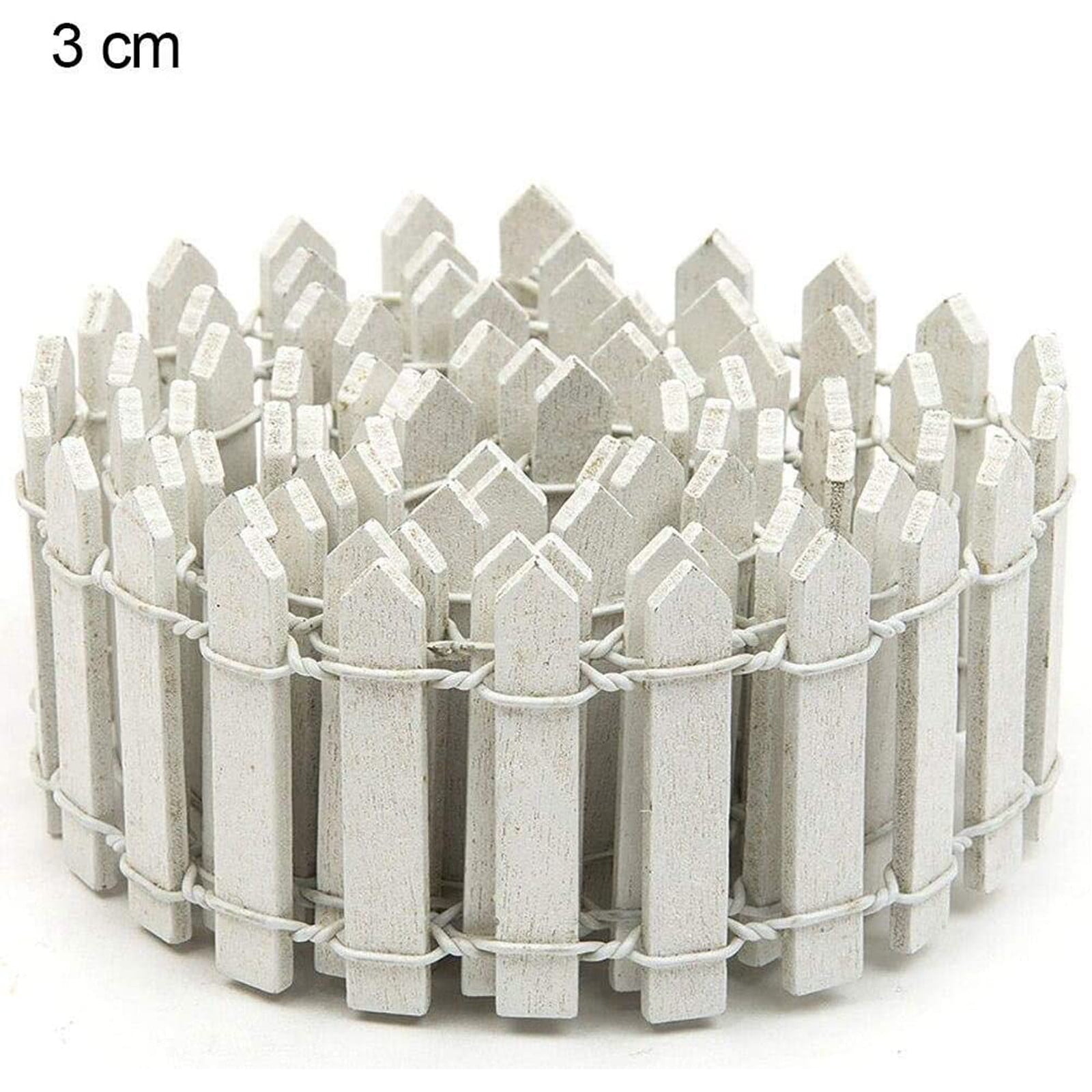 Hand-Painted Miniature Fence Kit for DIY Gardens – Realistic Wooden ...