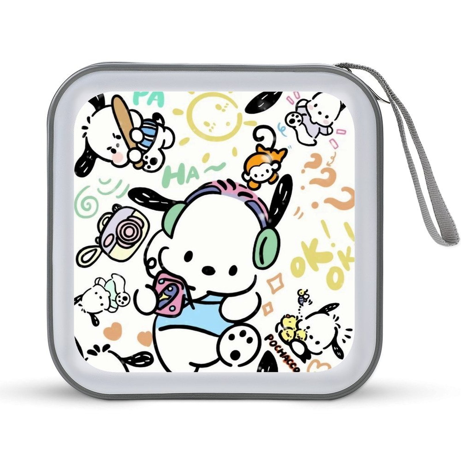 Hand-Painted Pochacco 40 Capacity CD Cases, Large DVD/VCD Storage Box ...