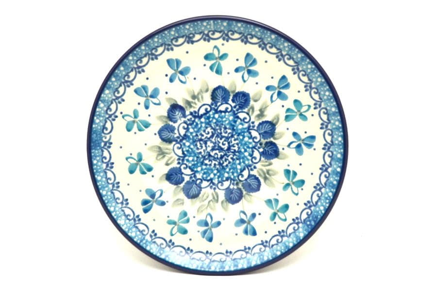 Hand-Painted Polish Pottery Plate - Blue Orchids - A Timeless Treasure ...