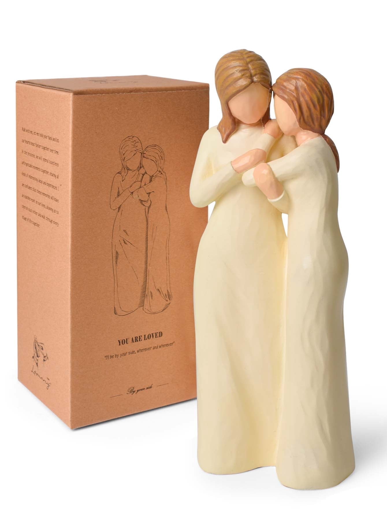 Hand-Painted Sister Figurine Statue - Best Friend Gift for Birthday ...