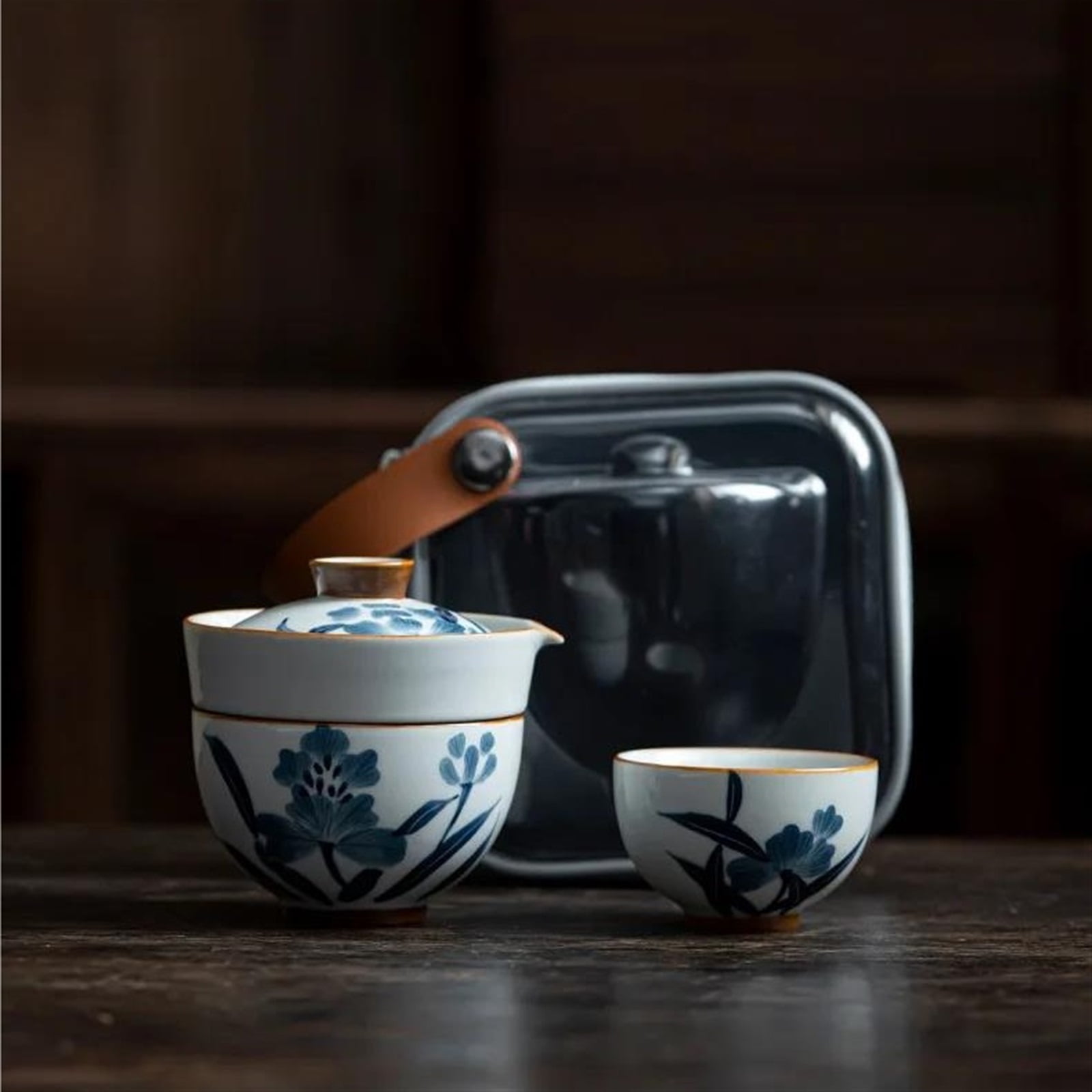 Hand Painted Taraxacum Tea Set Kit Retro Set Of Cups Teapot And Cup Set ...